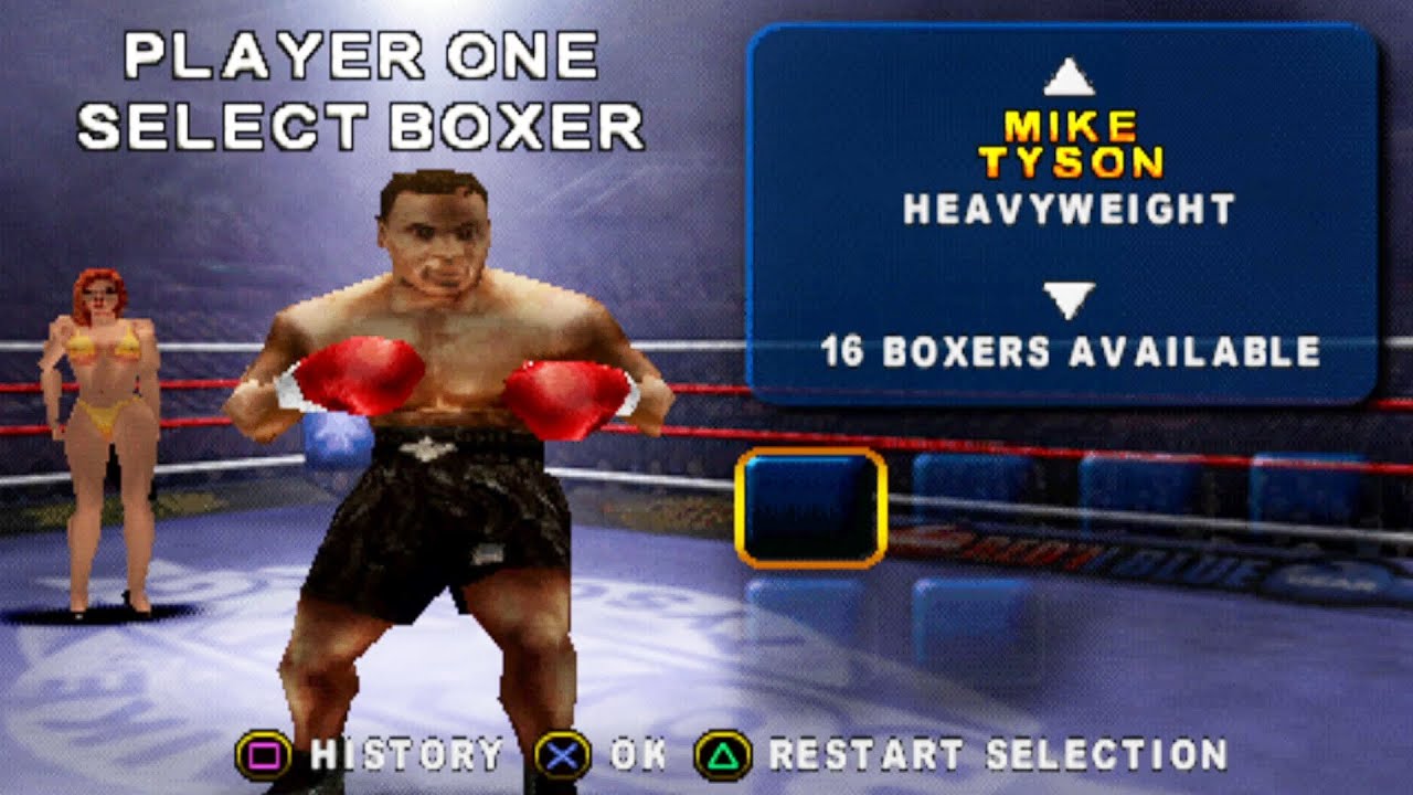 Mike Tyson Boxing (Prince Naseem Boxing) All Characters [PS1] - YouTube