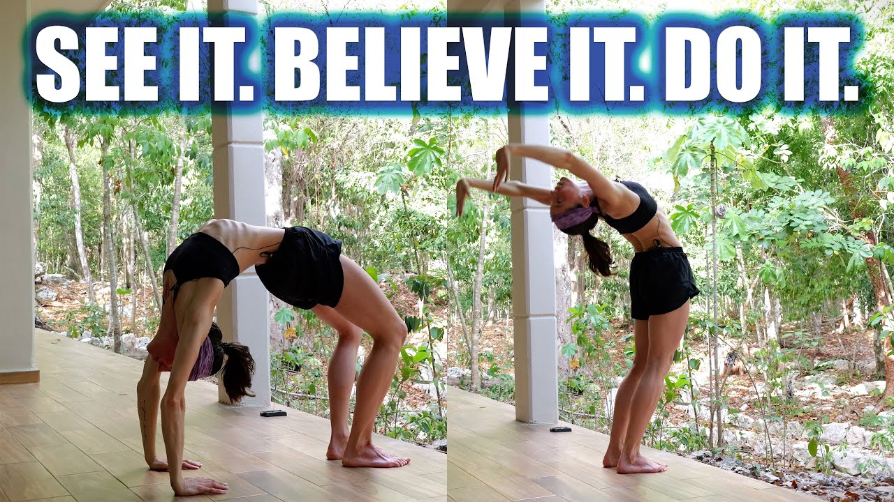 Standing up from and dropping back to Wheel Pose | Yoga workshop to ...