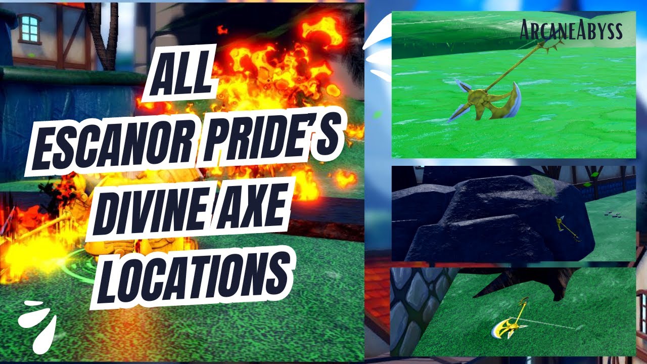 [UPDATED] All Escanor Pride's Divine Axe Locations | Anime Last Stand # ...