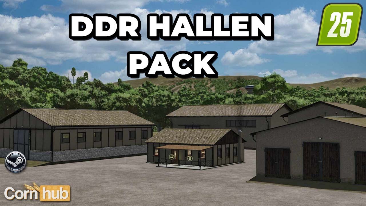 LS25 Mods - DDR Hallen Pack - LS25 Modvorstellung - YouTube