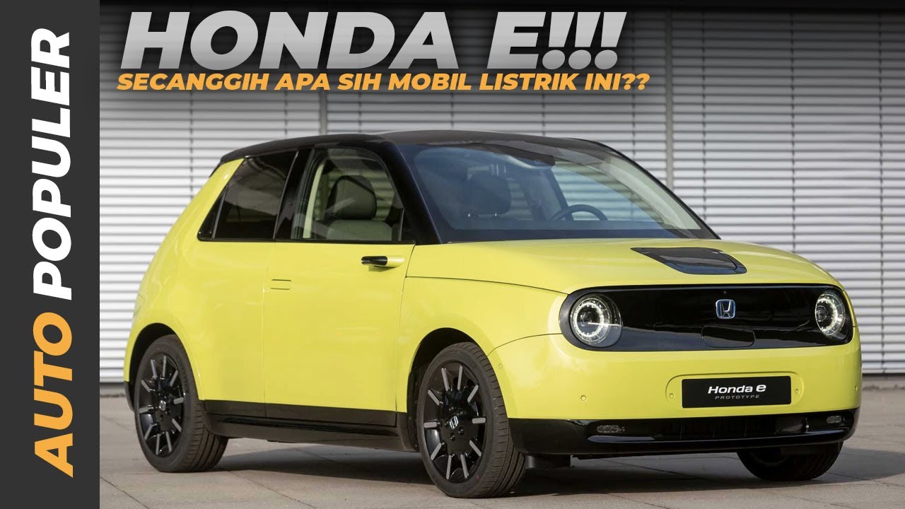 Honda E!!! Mobil Listrik Desain Retro yang Bentar Lagi Menyapa ...
