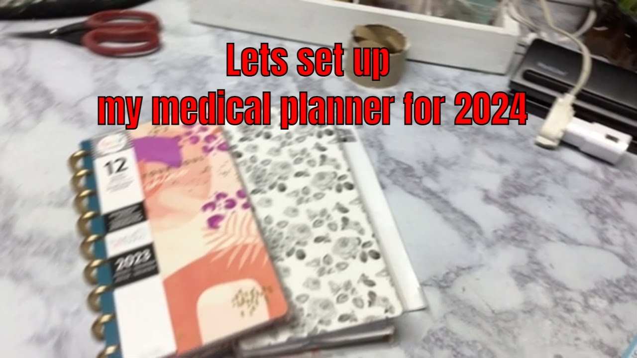 Lets set up my medical planner for 2024 - YouTube