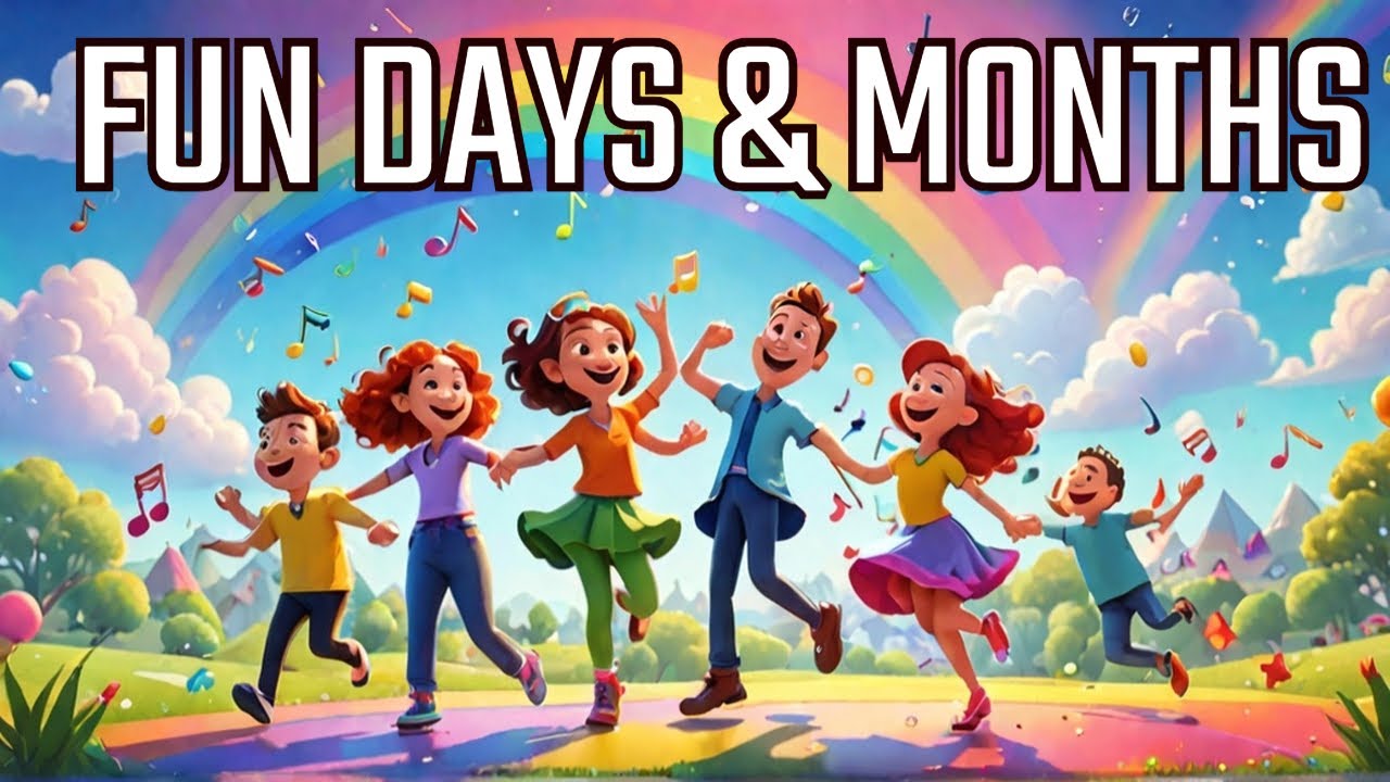 Fun Days & Months Song for Kids | Learn Weekdays & Months with Music ...