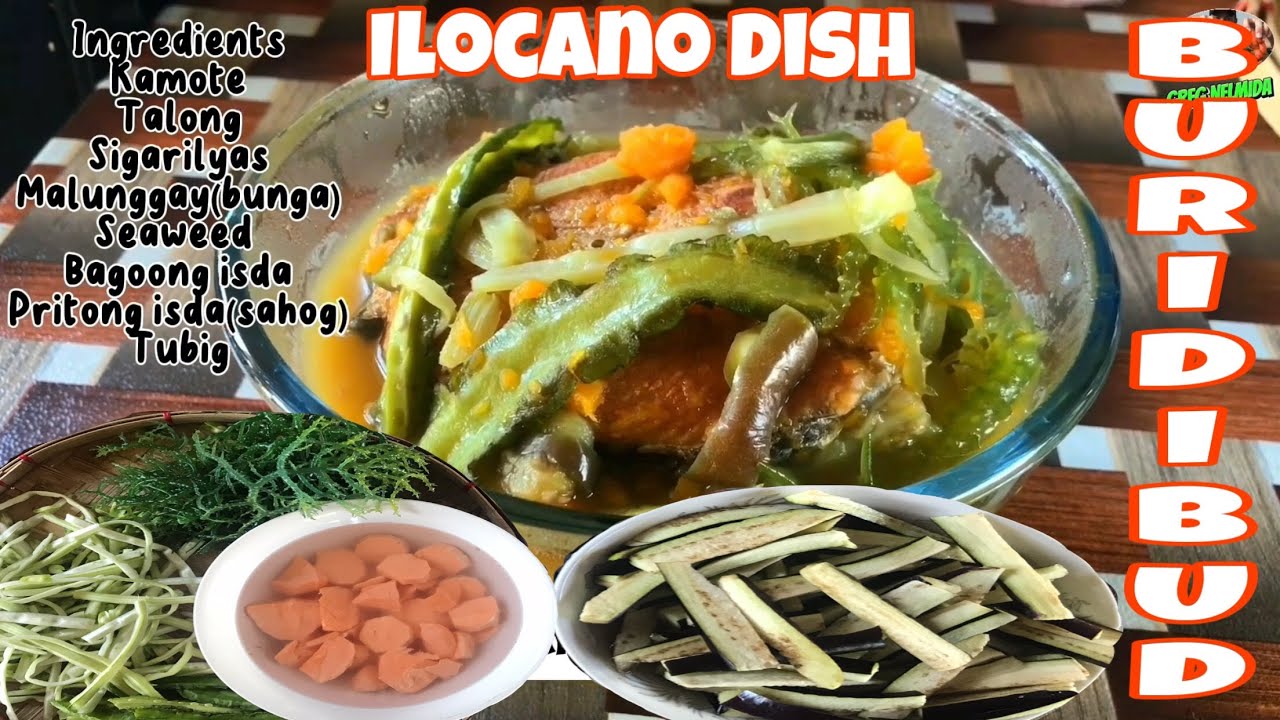 LUTONG ILOCANO BURIDIBUD|DINENGDENG|VEGETABLE SOUP #dinengdeng # ...