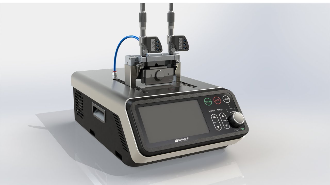 Blade-coater BCC 02: Operation - YouTube