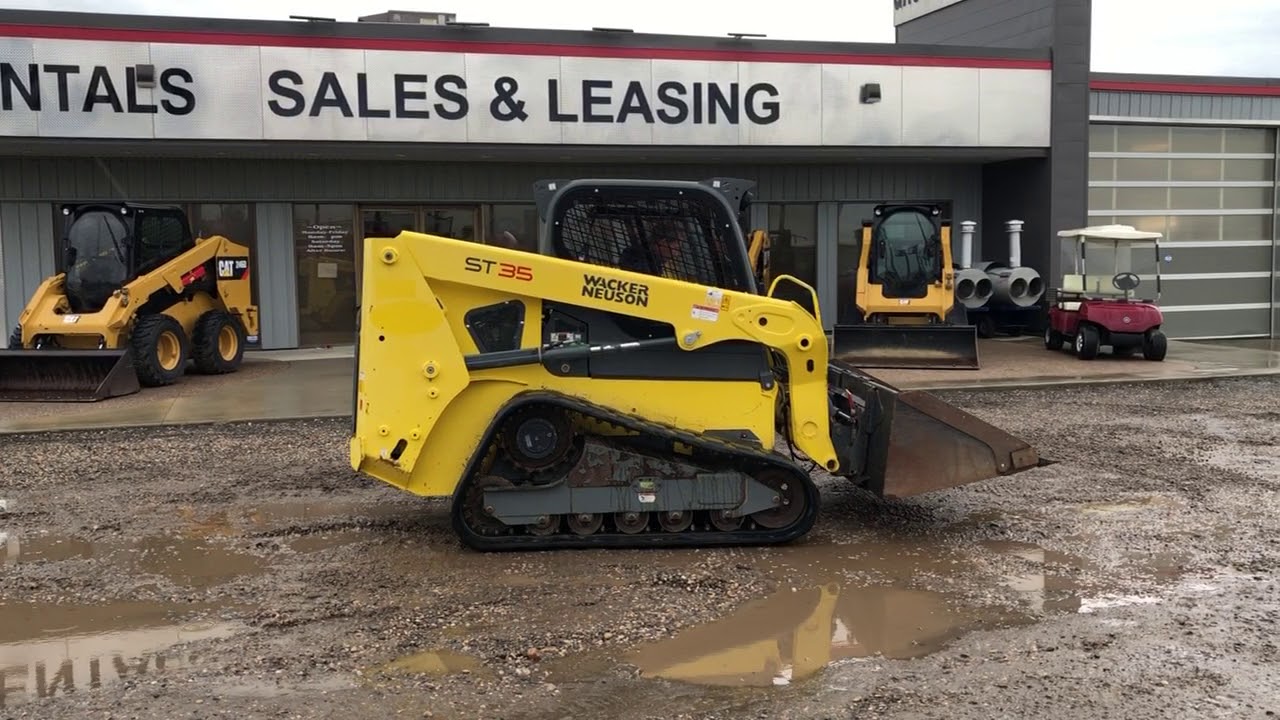 2015 Wacker Neuson ST35 Skid Steer #2392 - YouTube