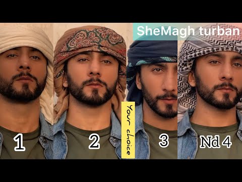 How To Tie 4 Types SheMagh Turban || SheMagh Style tutorials || Majid shah