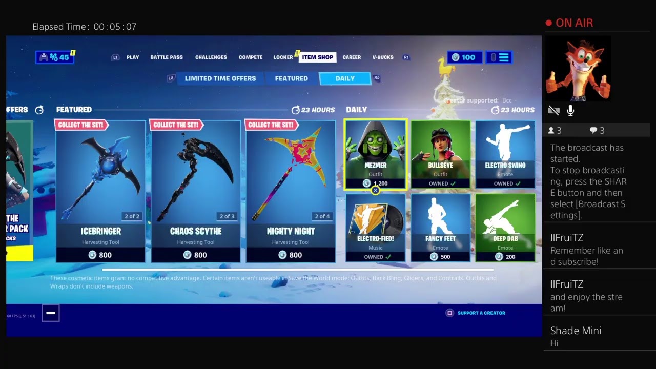 Fortnite Live Item Shop 12 January - YouTube
