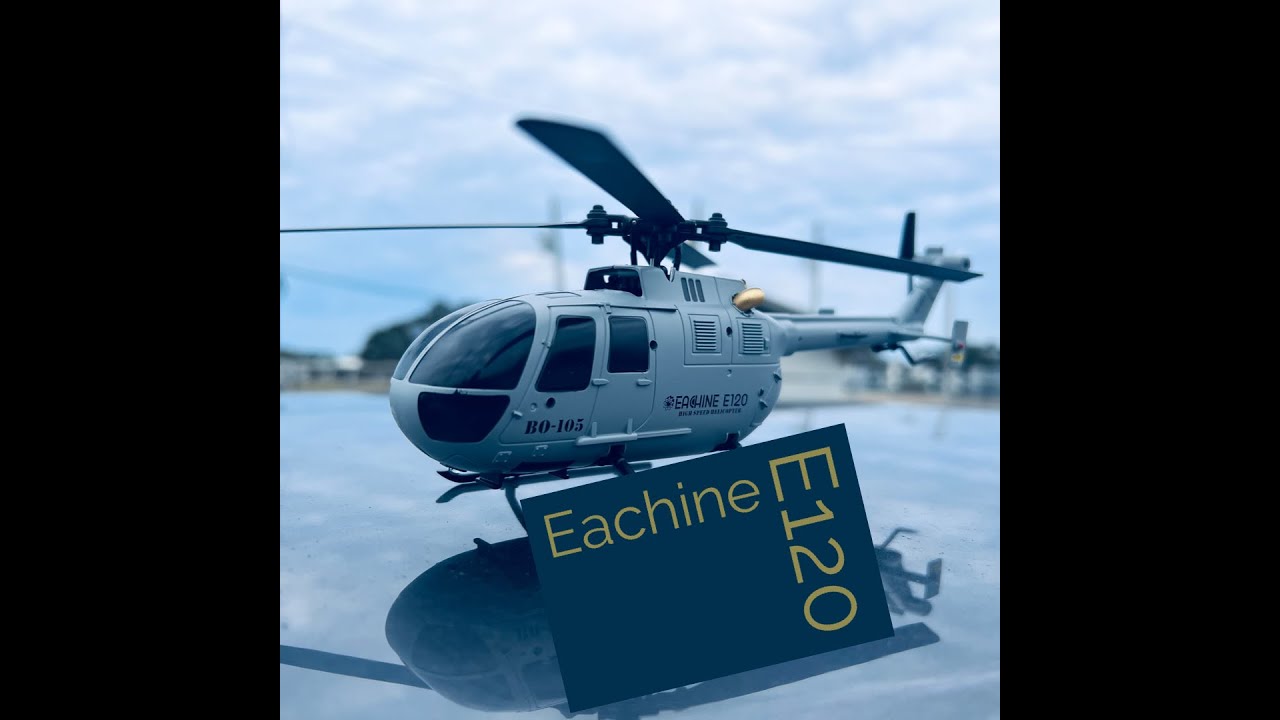 Eachine E120 Military Helicopter BO-105 - YouTube