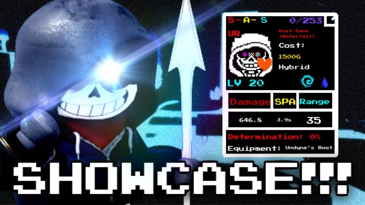 [Waterfall Update] NEW BRAVERY WATERFALL DUST SANS TOWER SHOWCASE ...