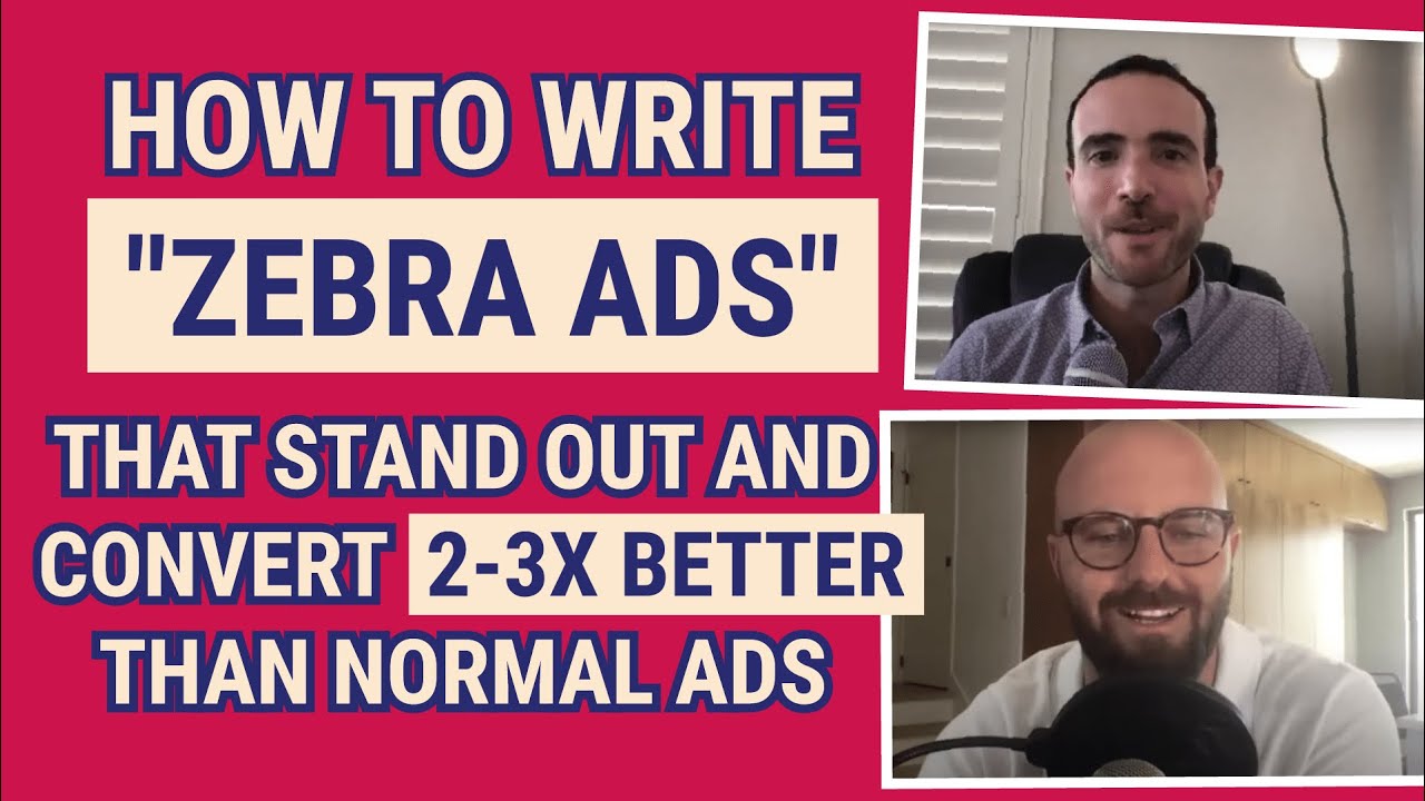 How to write "zebra ads" that convert 2-3x better than normal ads - YouTube