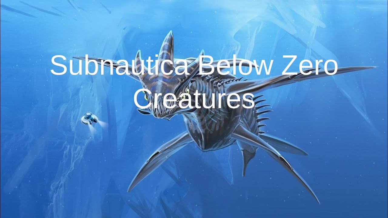 Subnautica Below Zero All Creatures - YouTube