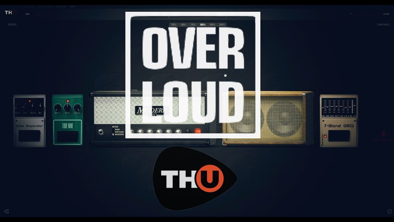 Overloud TH-U : Metal preset that is easy to mix! - YouTube