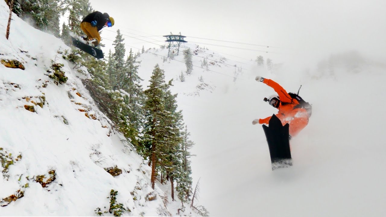 The DEATH CHUTE - Epic Snowbird POW DAY after being closed for TOO MUCH ...