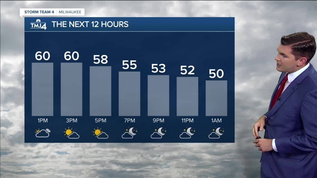 Temperatures around 60 degrees Thursday afternoon - YouTube