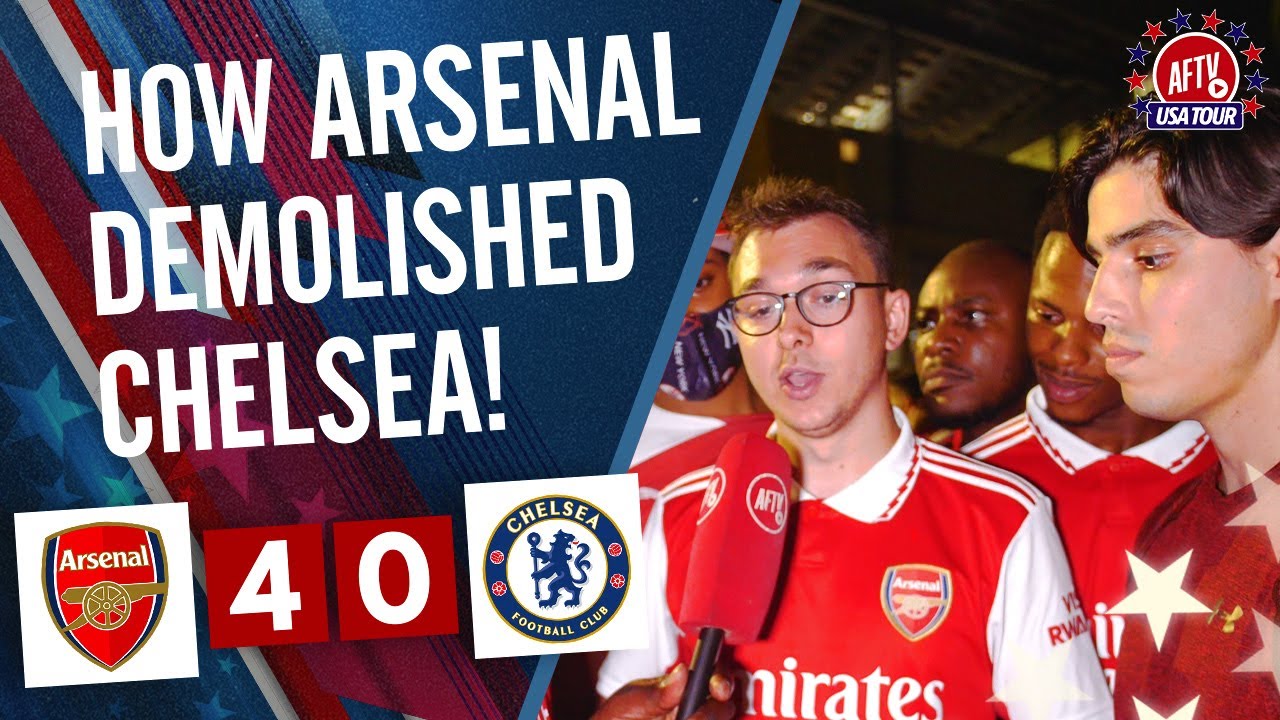 Arsenal 4-0 Chelsea | James & Harvey Breakdown How Arsenal Demolished ...