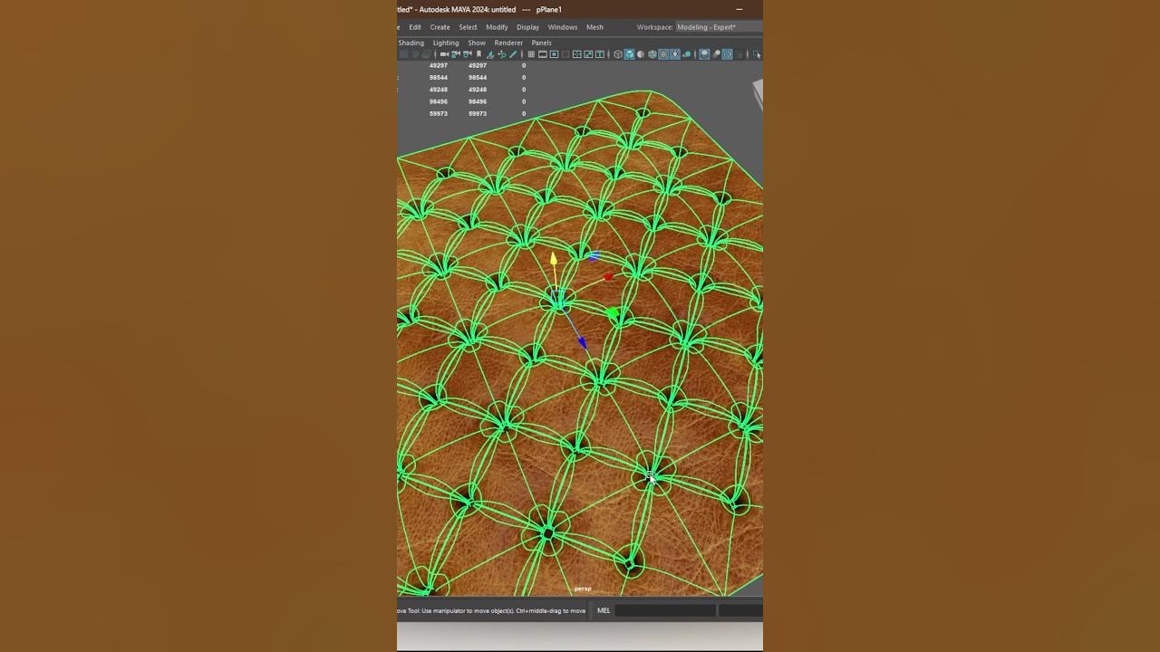 How to Model a Chesterfield Sofa in Autodesk Maya | Detailed 3D Modeling Tutorial #3DModeling ...