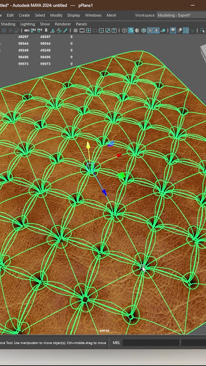 How to Model a Chesterfield Sofa in Autodesk Maya | Detailed 3D Modeling Tutorial #3DModeling ...