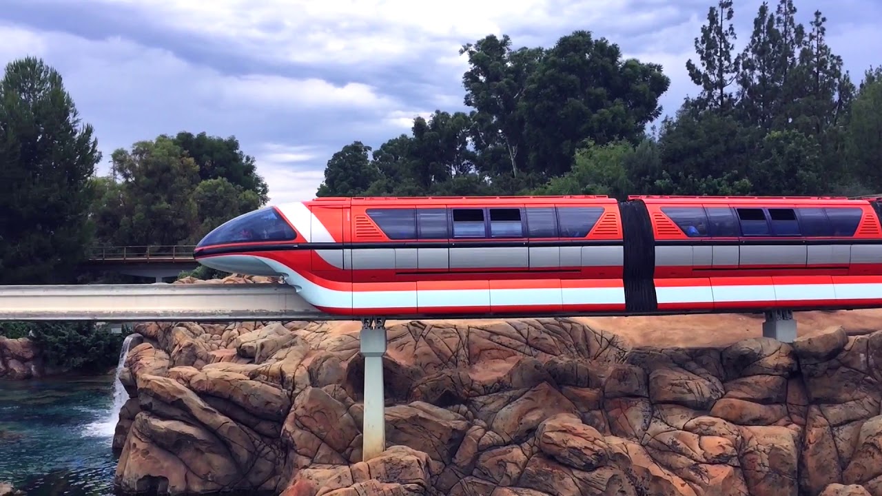 Disneyland's Monorail Orange Montage, December 2017 - YouTube