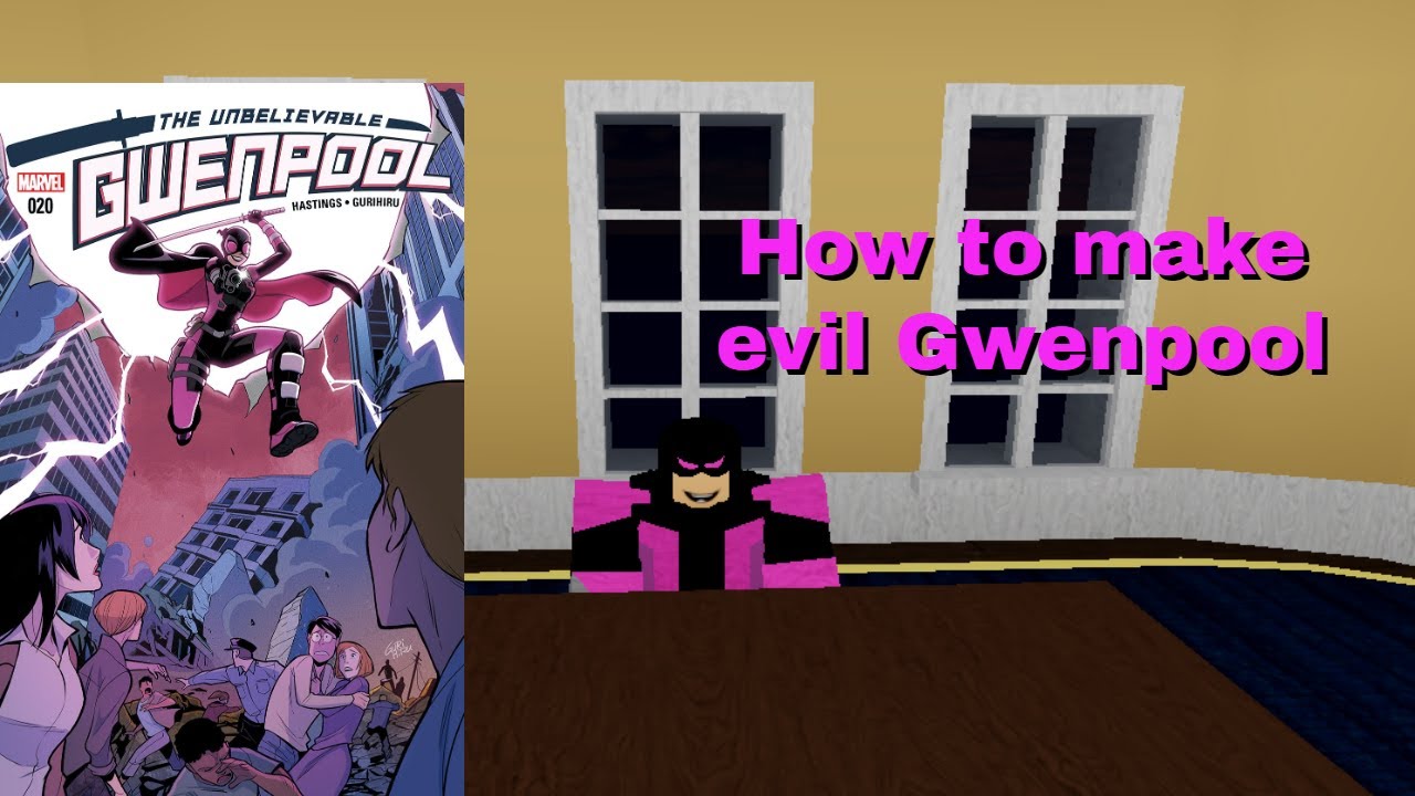 Roblox Superhero Life 2 - How to make evil Gwenpool - YouTube