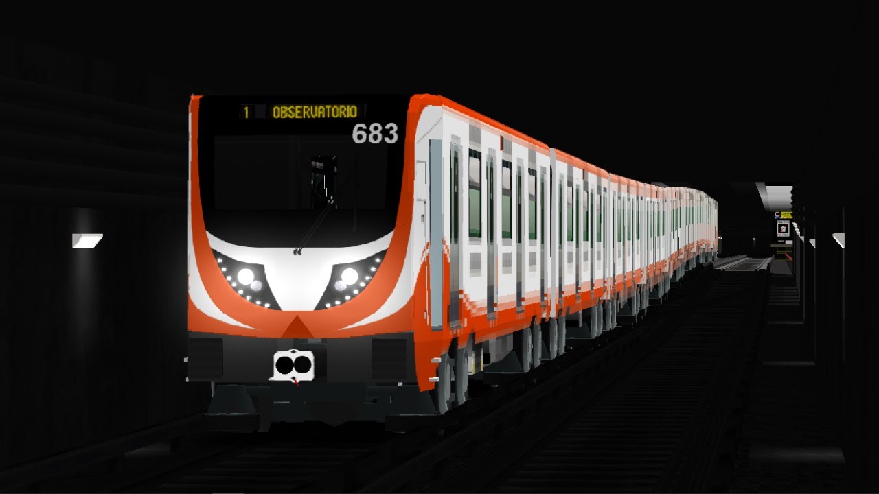 NM-16 en Línea 1 del Metro de CDMX | Ruta con Pilotaje Automático PA ...