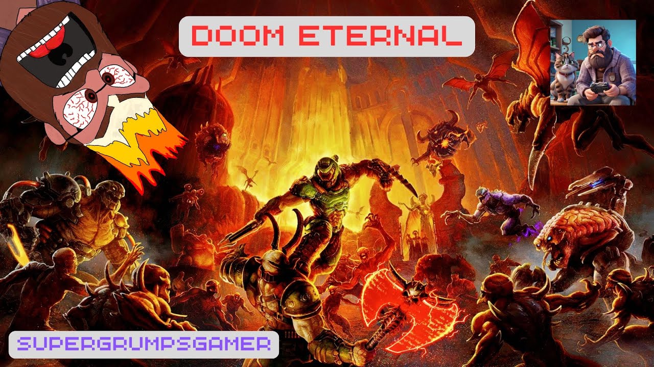Doom Eternal Campaign Gameplay. Introduction to some demon slaying ...