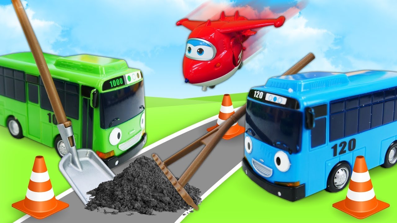 Tayo the Little Bus Toys & Toy Vehicles for Kids: Toy Cars and Buses ...