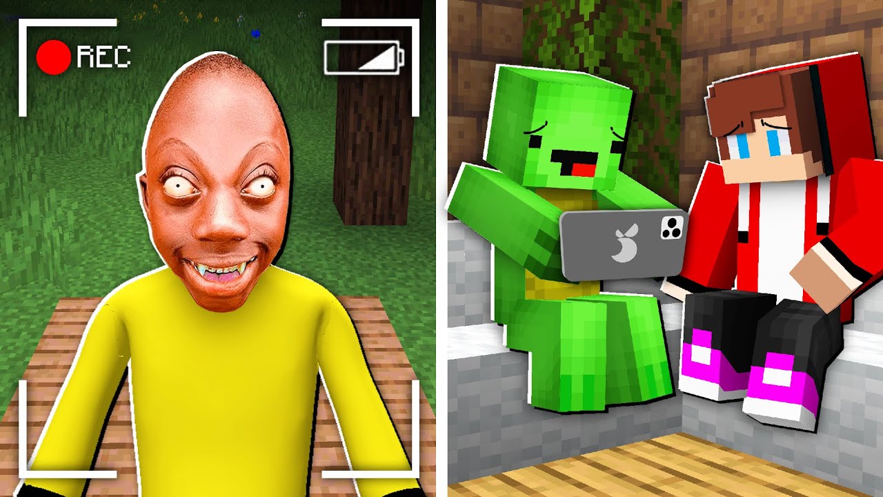 SCARY Call TENGE TENGE BOY Mikey and JJ at 3 AM in Minecraft - Maizen ...