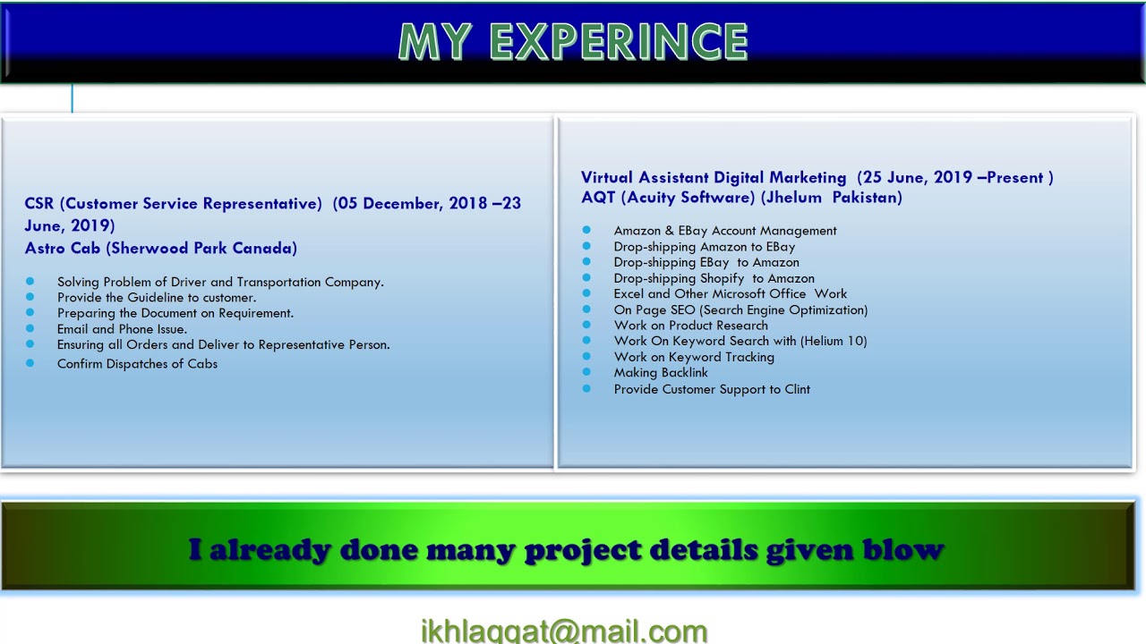 Amazon Virtual Assistant Ebay Virtual Assistant Shopify Virtual ...