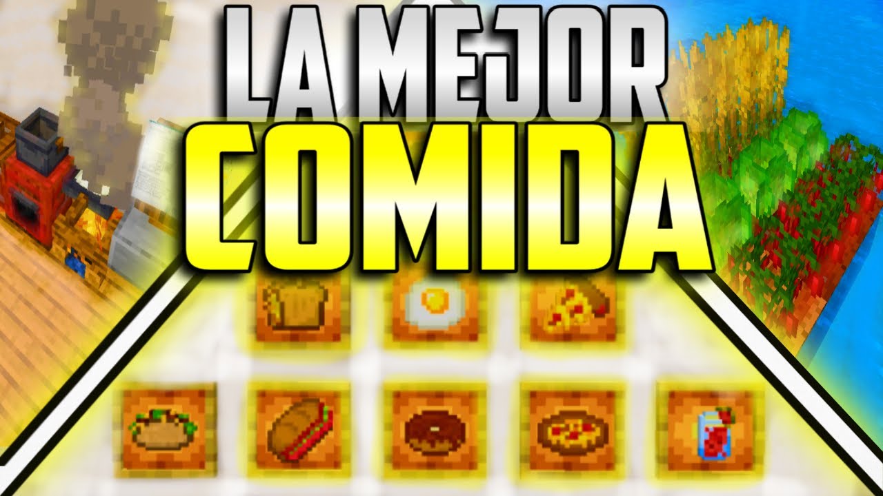 🍔😋 ¡DELICIAS en Minecraft PE 1.20! 🍕🎮 ¡El mejor ADDON de COMIDA! 🌭💥 ...