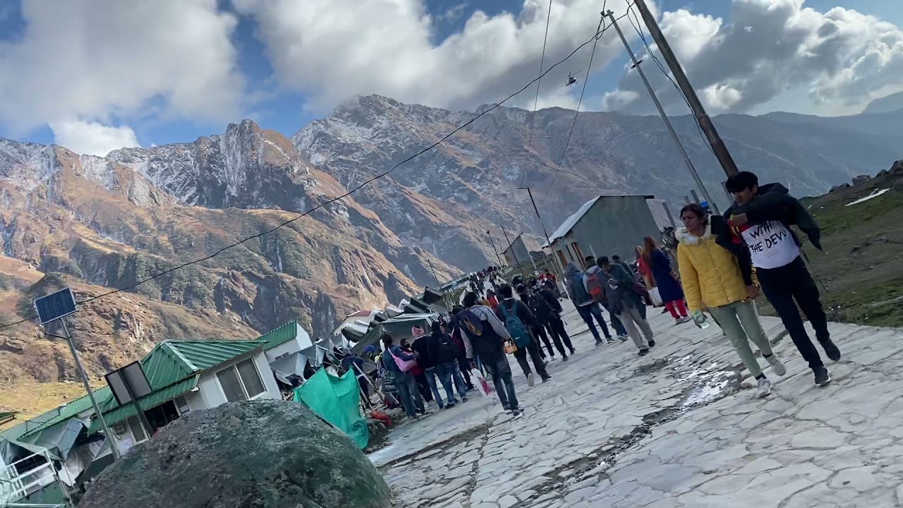 Kedarnath base camp | kedarnath trek 2021 | kedarnath - YouTube