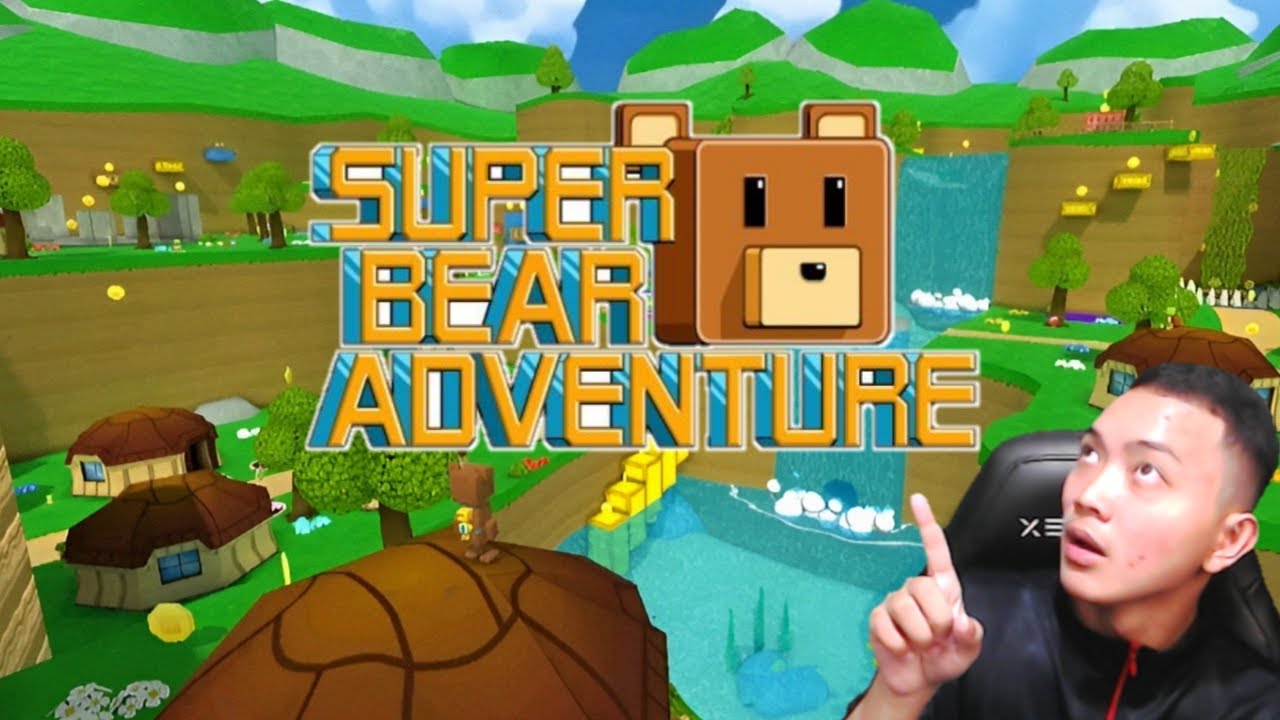 Mencoba Bermain Game Beruang Viral ( Super Bear Adventure ) - YouTube