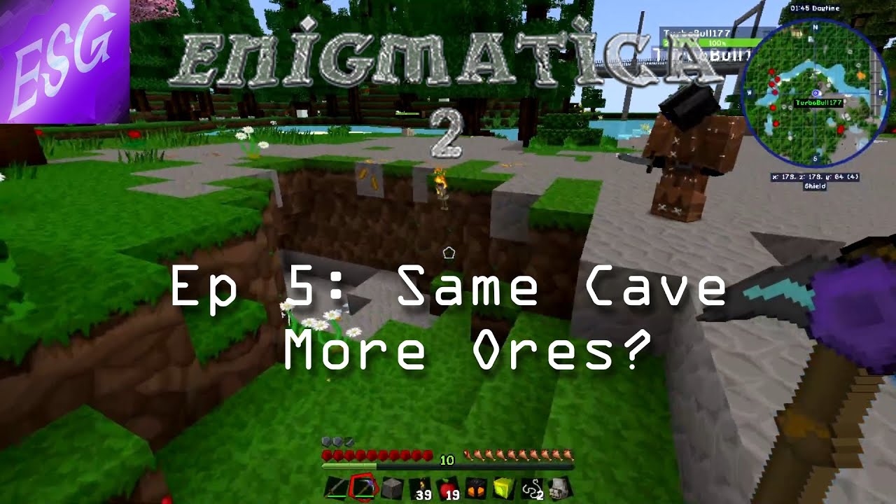 Minecraft Modpack Enigmatica 2 Ep 5: Same Cave, More Ores? - YouTube