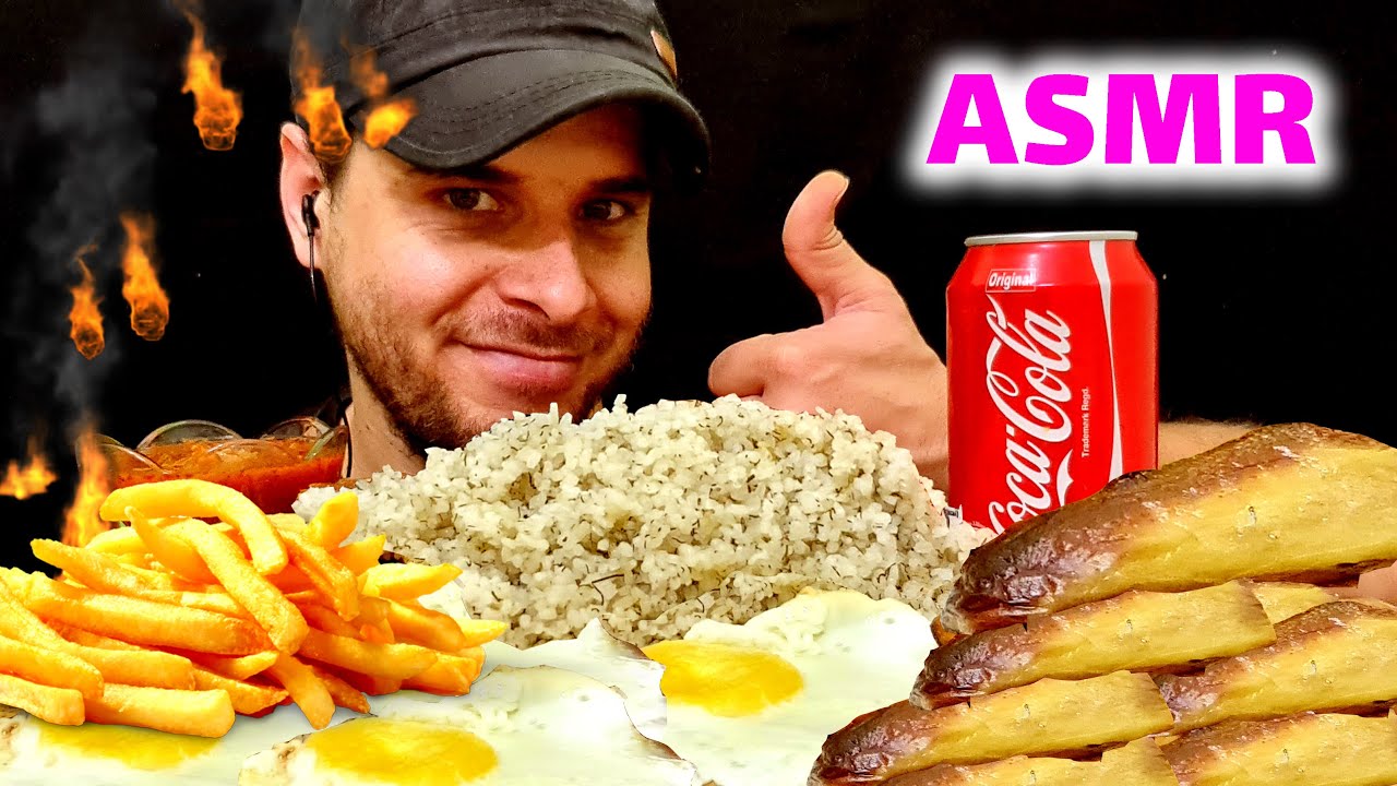 ASMR MEAT & RICE ASMR & FRIES MCDONALDS MUKBANG [EATING SOUNDS] Uhtred ...