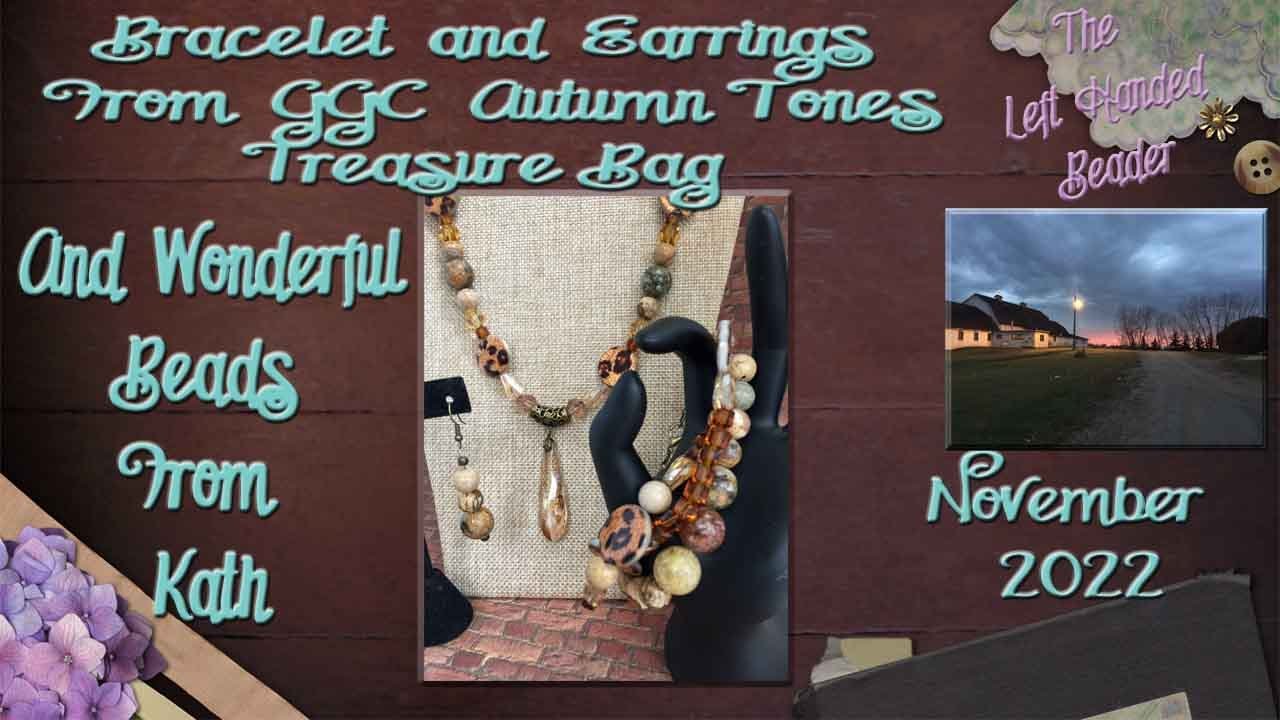 Design On the Fly - Bracelet and Earrings from GGC Autumn Tones ...