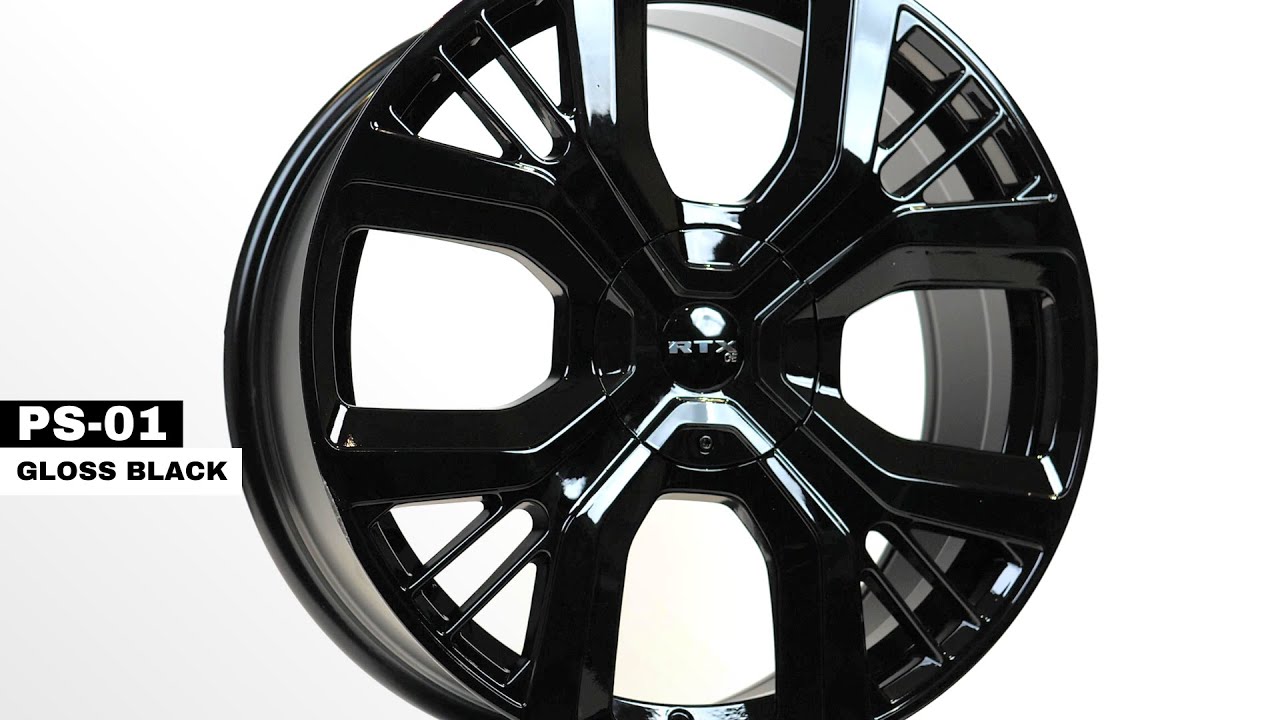 PS-01 Gloss Black | RTX Wheels - YouTube