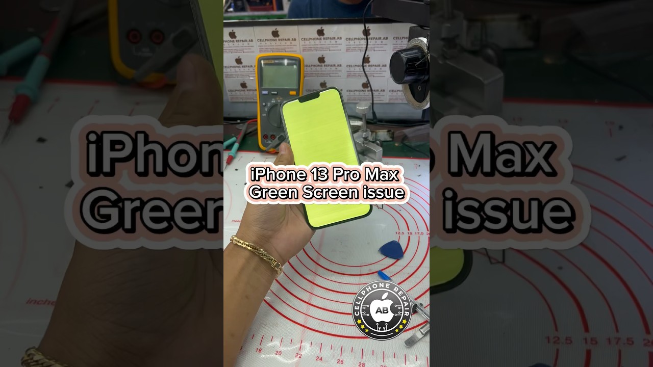 iPhone 13 Pro Max Green Screen issue #shortvideo #shortsvideo #viral ...