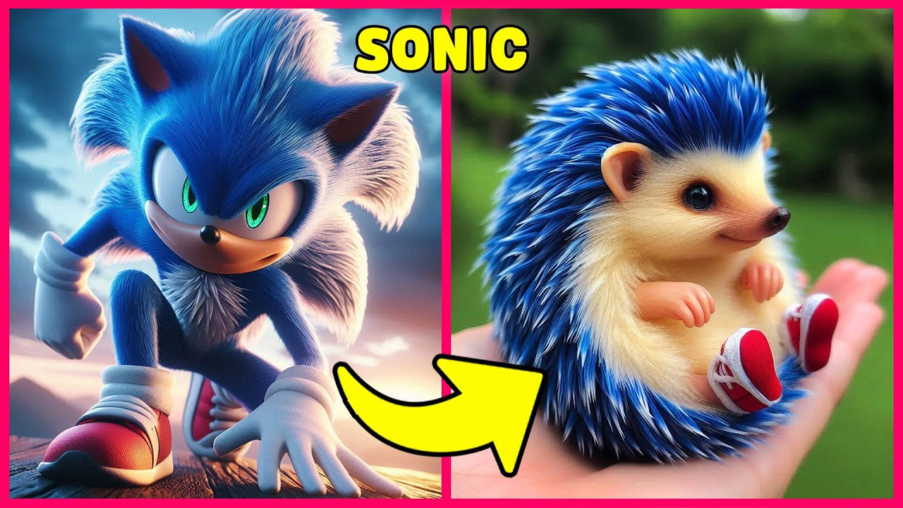 SONIC THE HEDGEHOG 3 Characters In Real Life + Guess SONIC THE HEDGEHOG ...