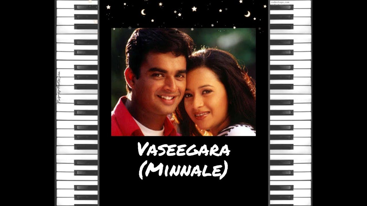 Vaseegara ( Minnale ) | Keyboard notes #Happy_birthday_Madhavan - YouTube