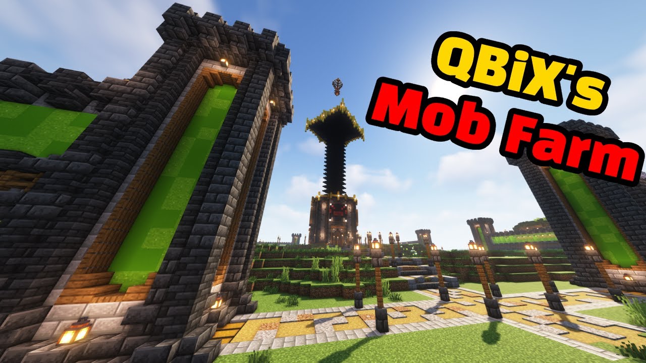 I built an INSANE Mob Farm in my FOREVER WORLD!! - YouTube