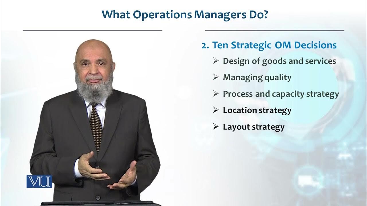 What Operations management Do? | Production / Operations management ...