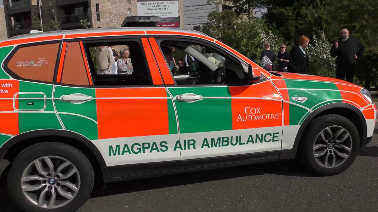 Magpas Air Ambulance Vehicle & Suffolk & Cambs Bloodrunner Motorbikes ...