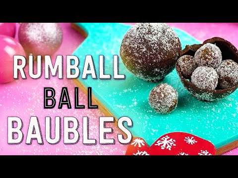 Rumball Ball Baubles Recipe 🍻 How to make Boozy Christmas Rumballs with ...