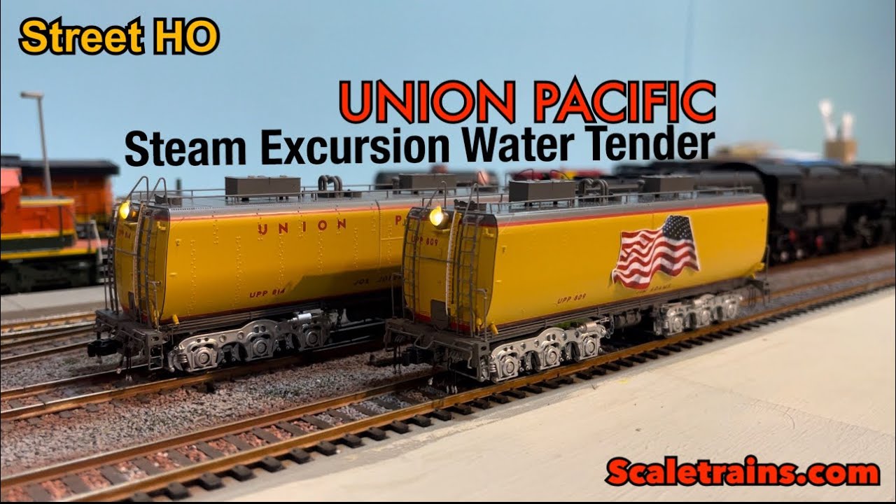 Street HO[TH] Unbox UP Steam Excursion Water Tender by Scaletrains.com ...