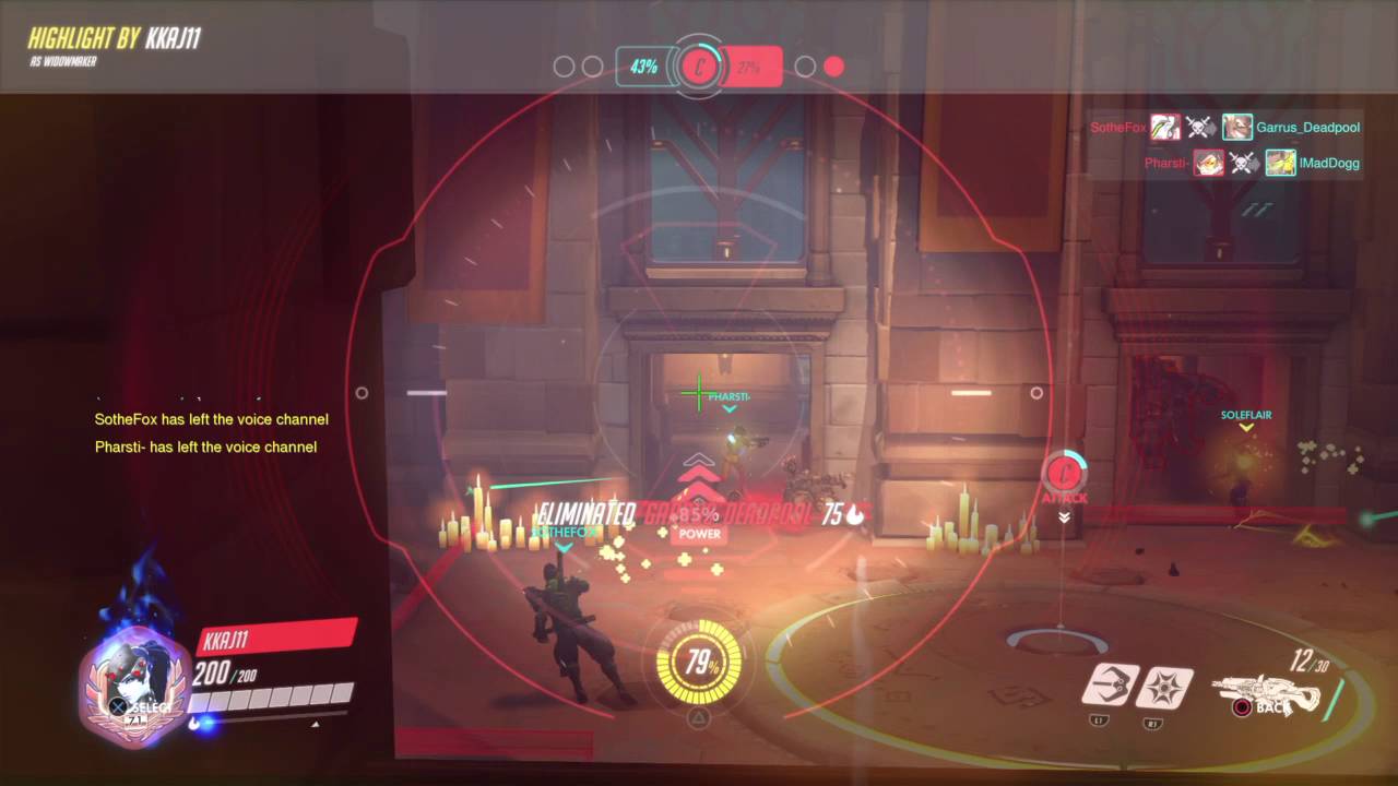 Overwatch: Origins Edition Widowmaker Quad Feed - YouTube