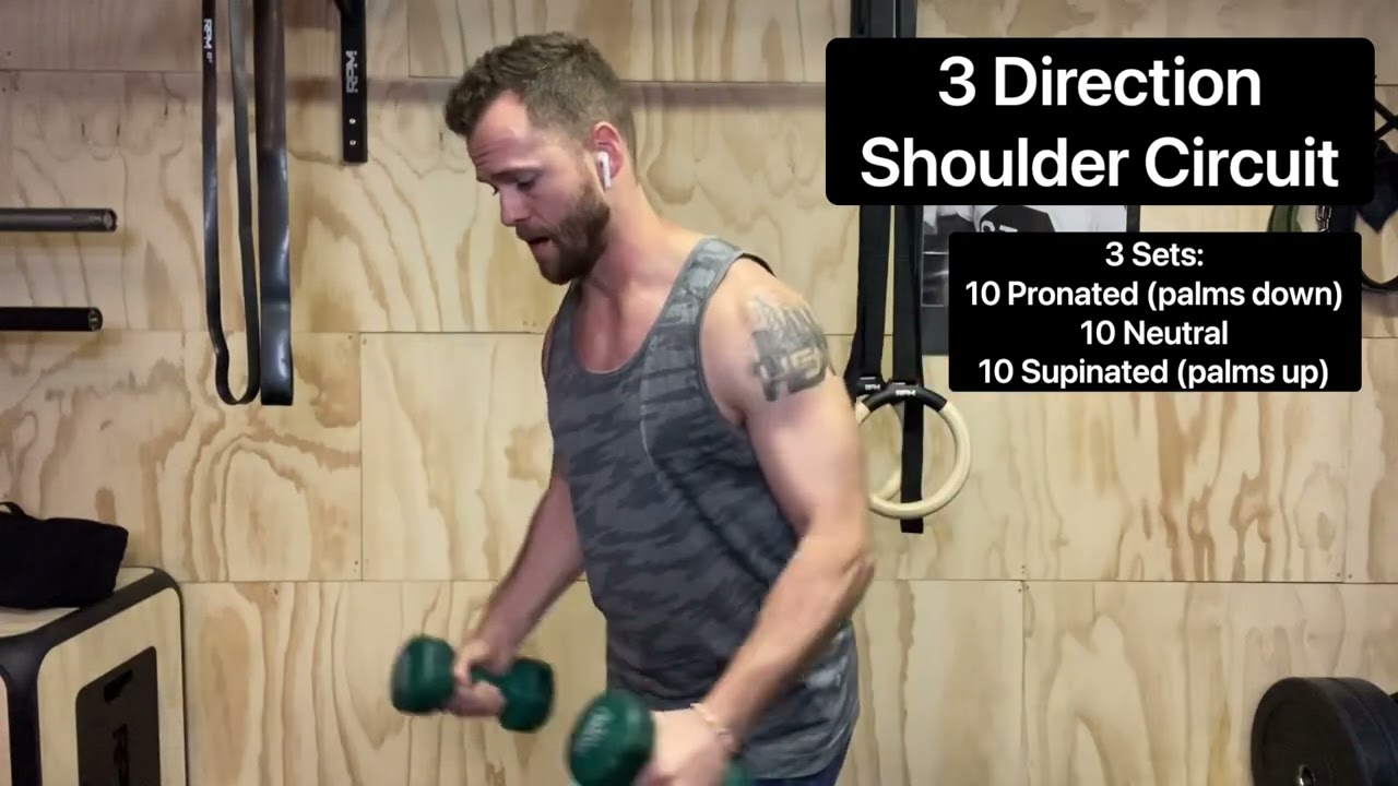Shoulder Exercise: 3 Direction Shoulder Circuit for Bigger Medial ...