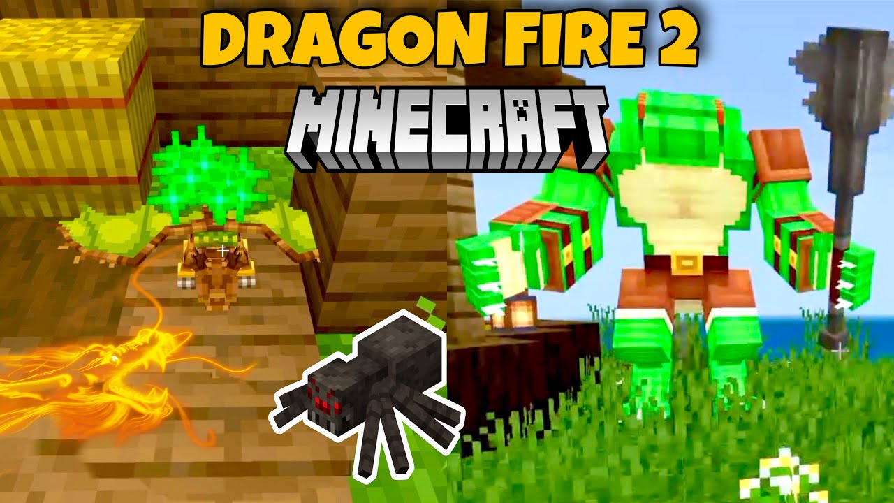 Minecraft DRAGON FIRE MOD!! Here's What Happened! - YouTube