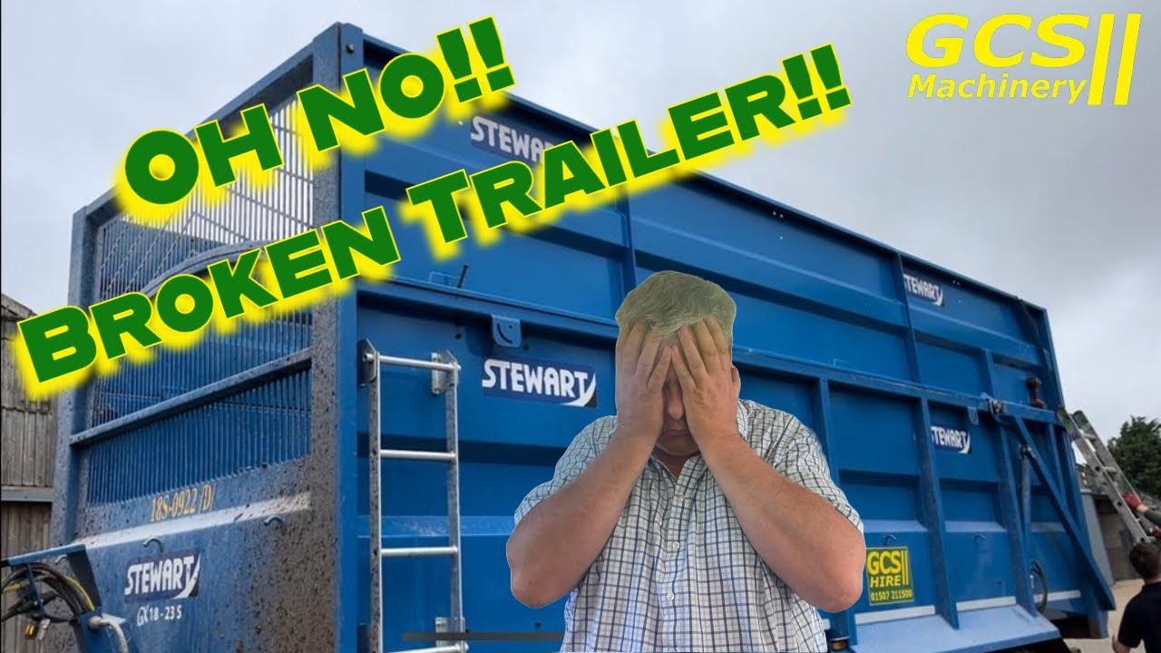 A broken trailer interupts a busy week here at GCS HQ - YouTube