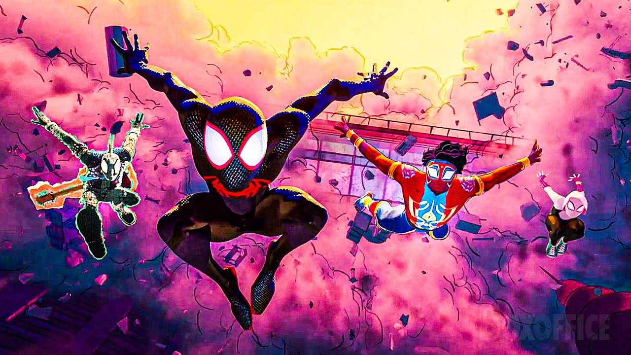 Les Spider-Men sauvent Mumbattan | Spider-Man: Across the Spider-Verse ...