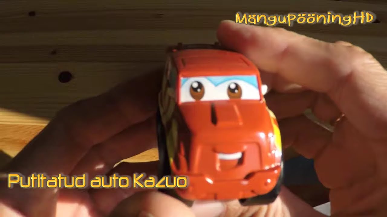 Chuck & Friends Turbo Team Biggs Kazuo Cam Die Cast Twist Trax Unboxing ...